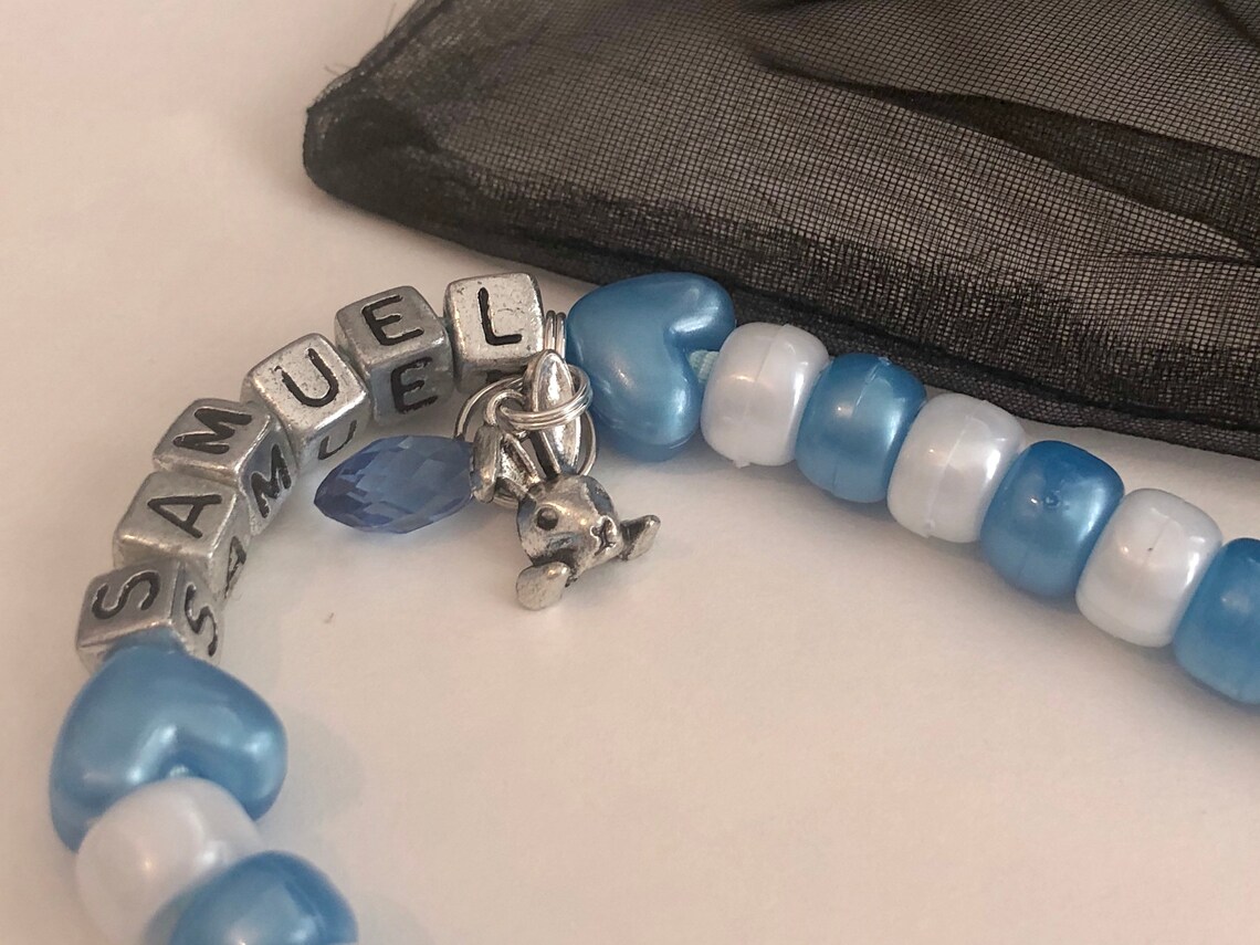 New! Sweet Baby Blue Peter Rabbit Personalised Dummy Pacifier Clip - Etsy