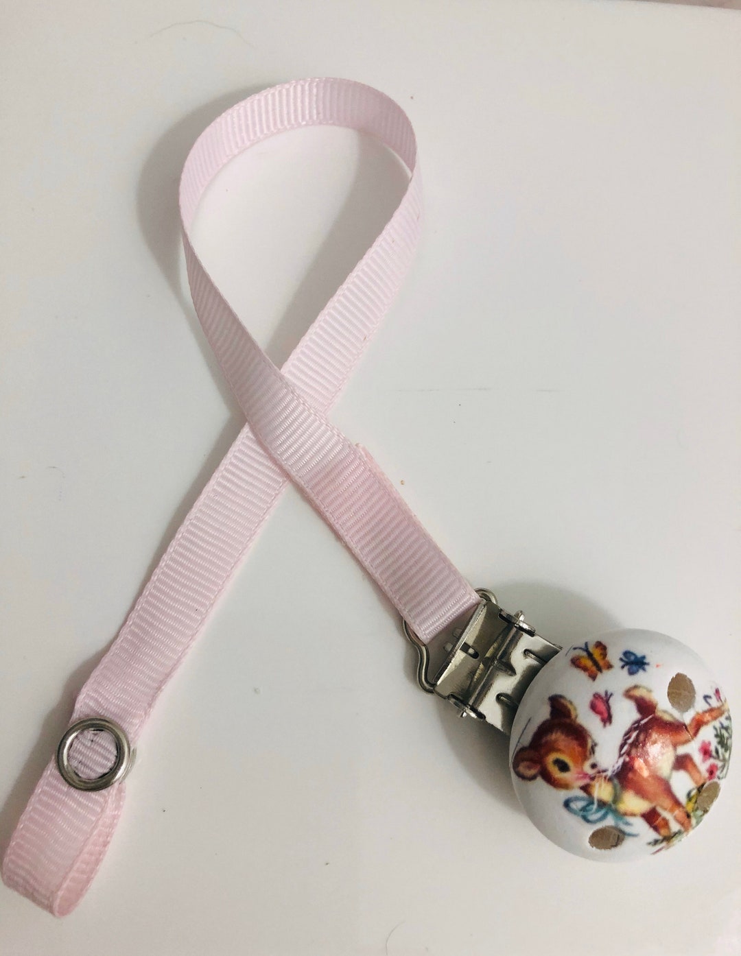 Vintage Deer Baby/reborn Ribbon Dummy Clip - Etsy