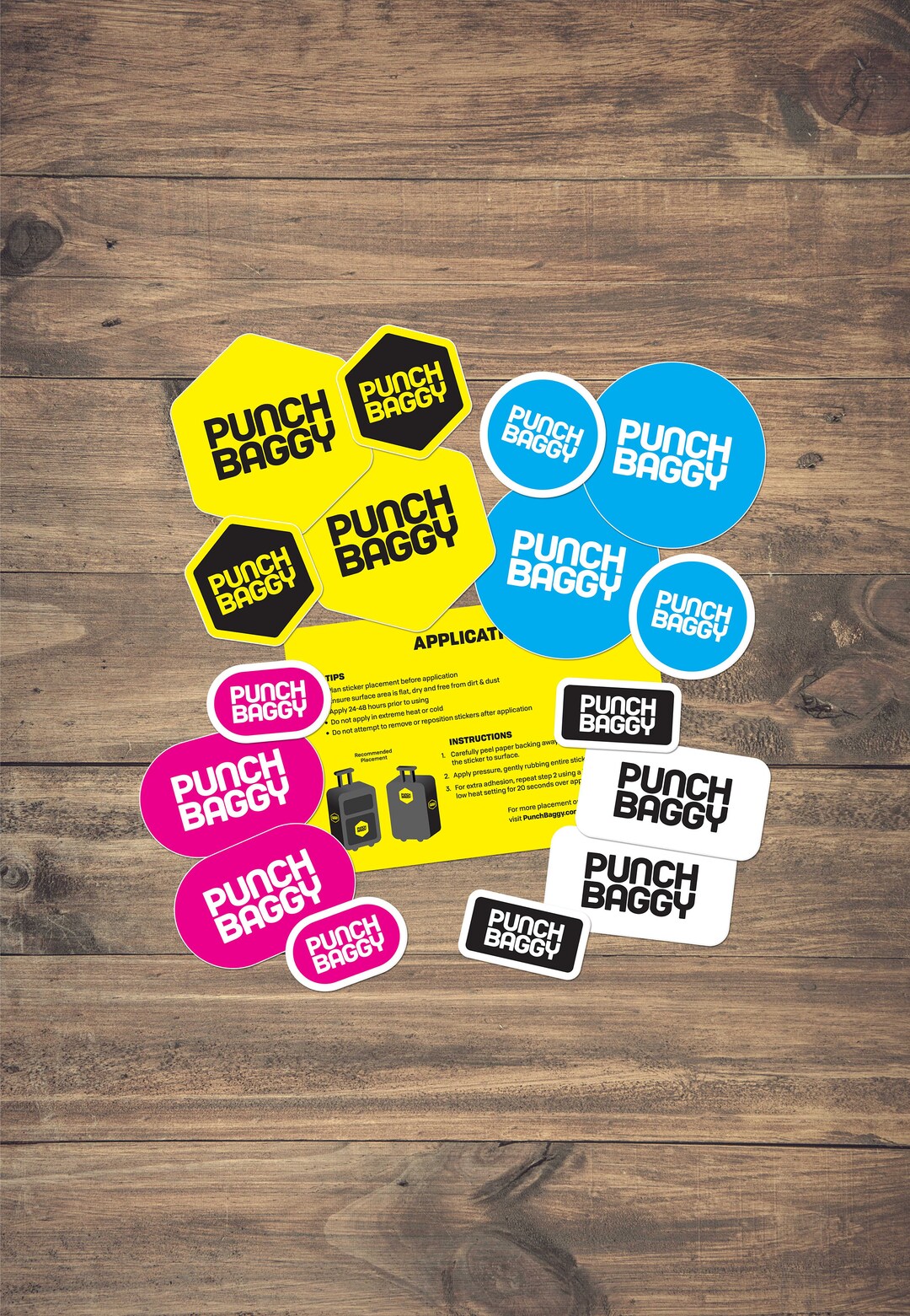 Luggage Identification Family Sticker Pack by Punch Baggy - Etsy