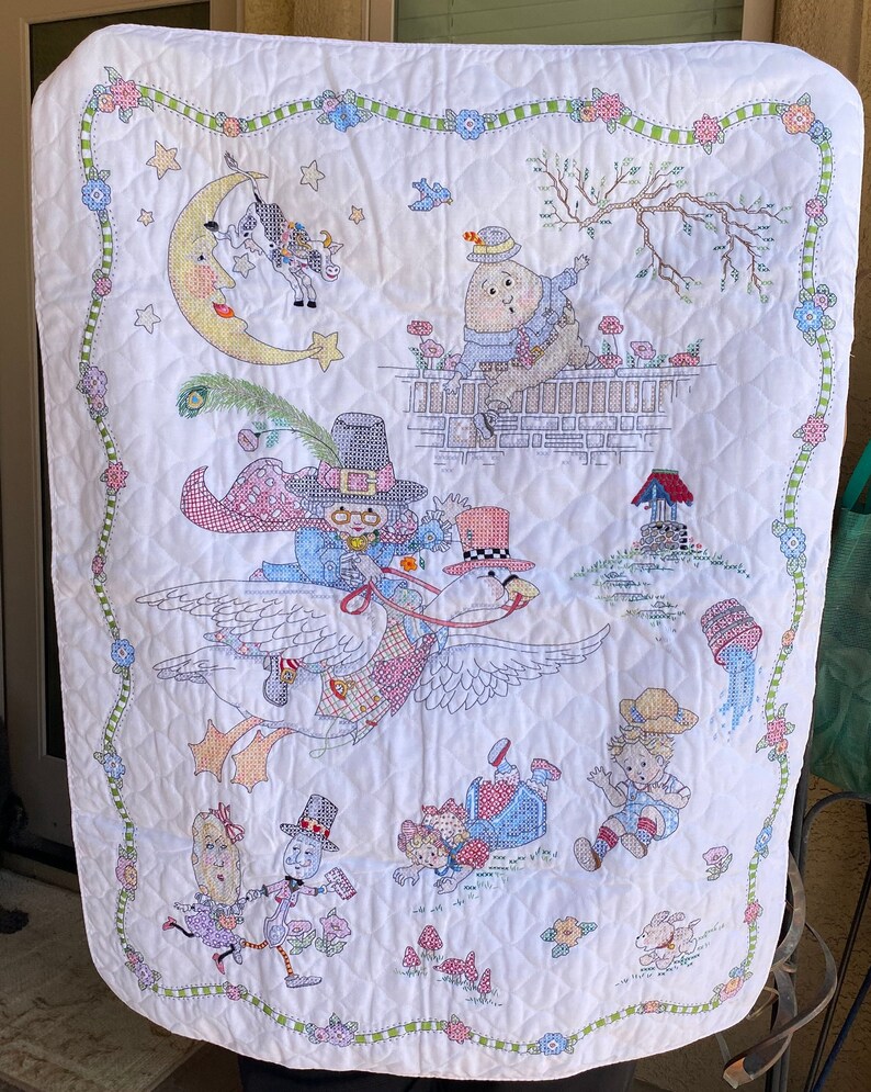 Mother Goose Baby Blanket Fully Lined - Etsy