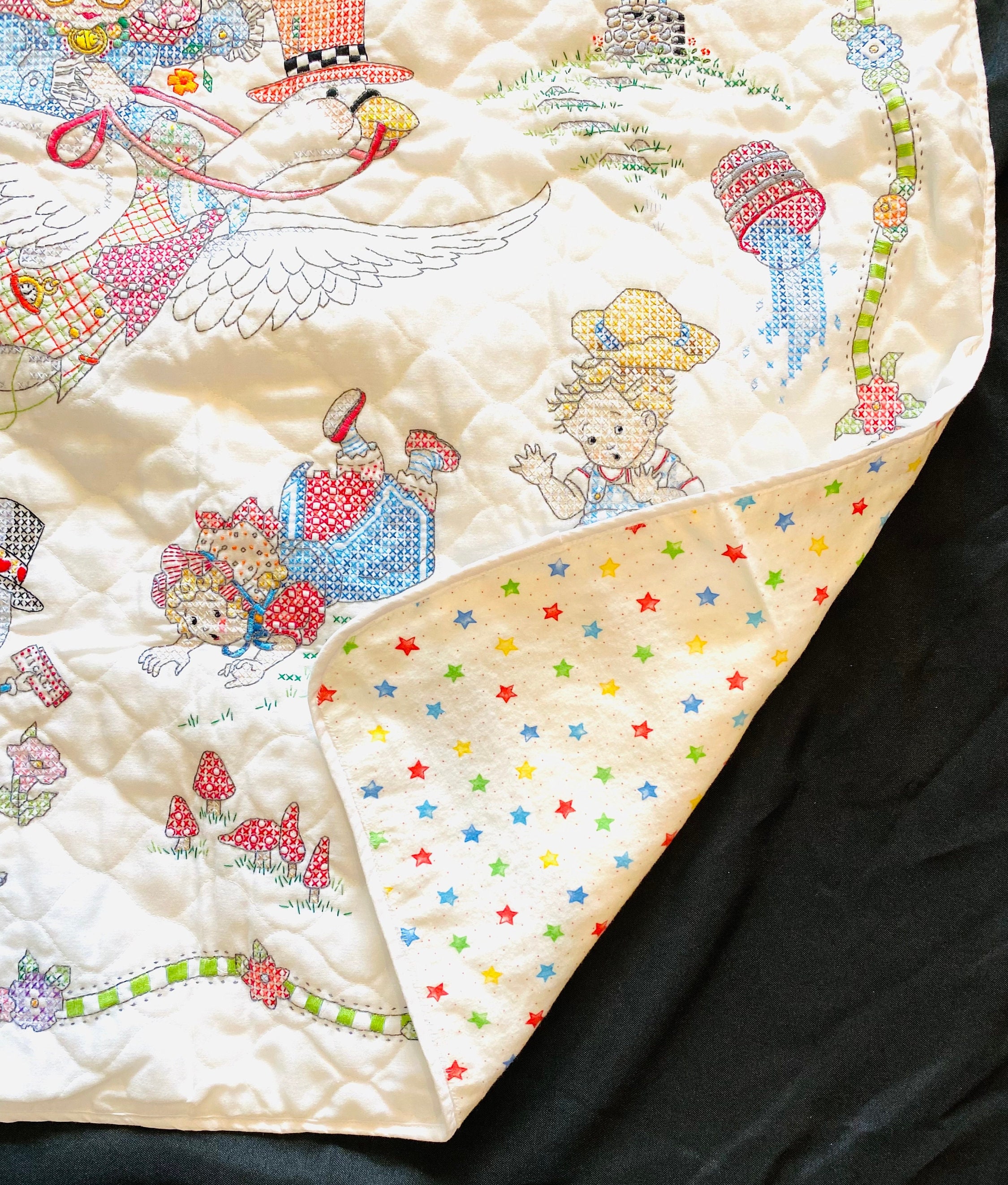 Mother Goose Baby Blanket Fully Lined - Etsy