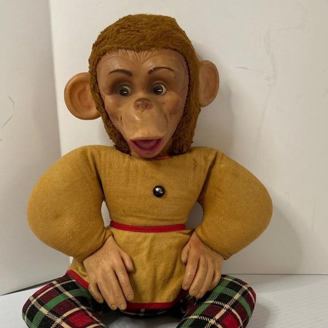Rare Vintage Rubber Face Monkey - Etsy