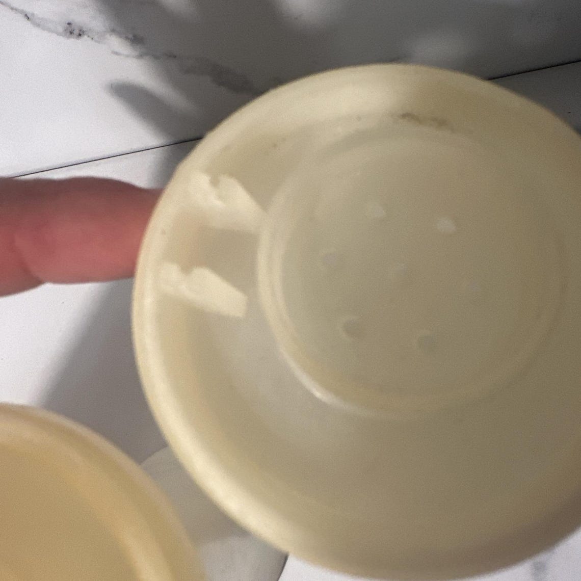 Vintage Tupperware Salt & Pepper Shakers Silver Letters Hourglass 718-1 ...