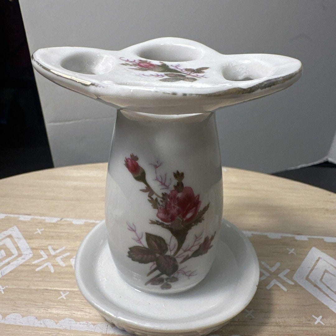 Vintage Porcelain Toothbrush Holder Made Japan - Etsy