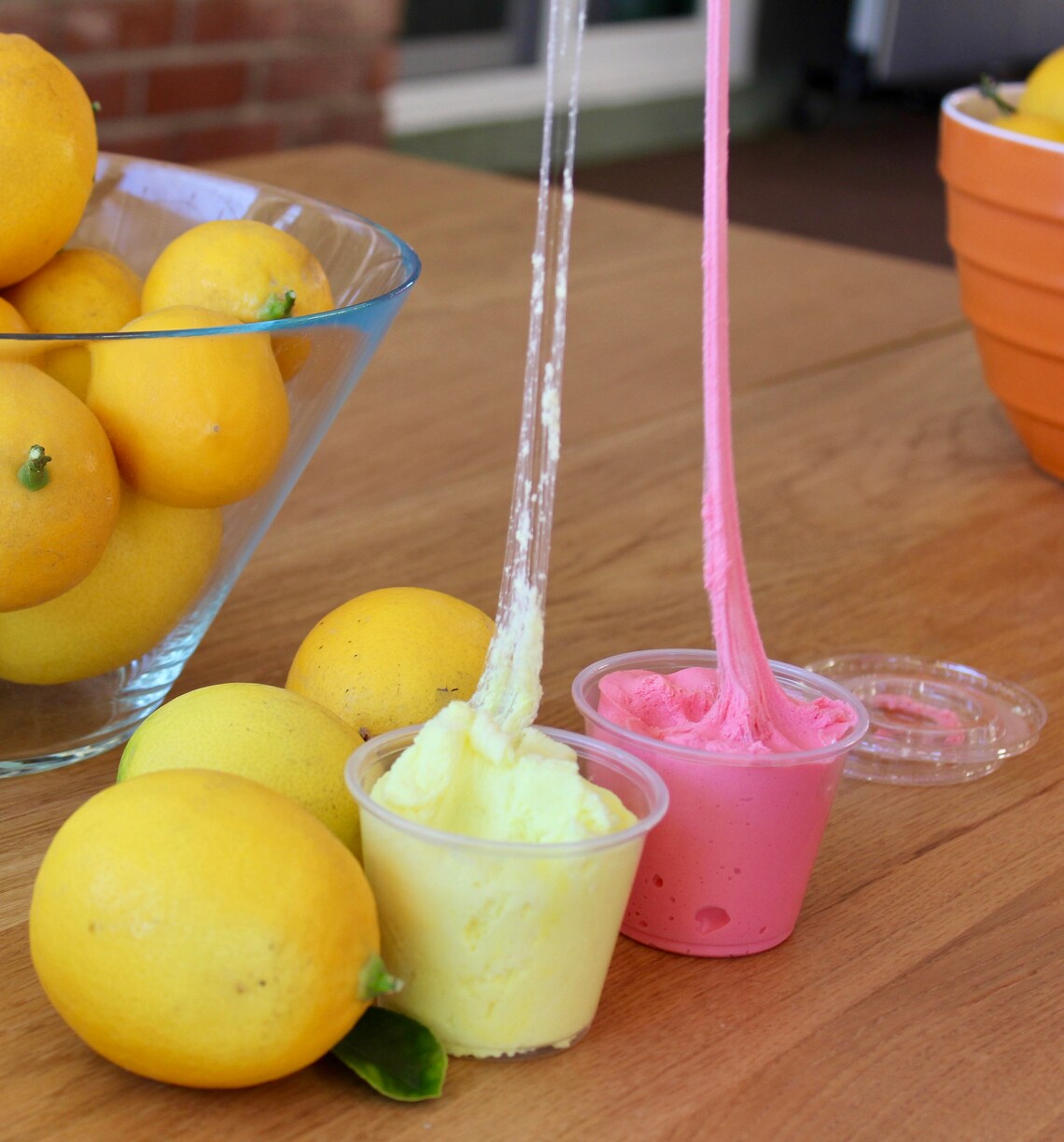 Pink Lemonade and Lemonade slime Cloud slime pack 2 | Etsy