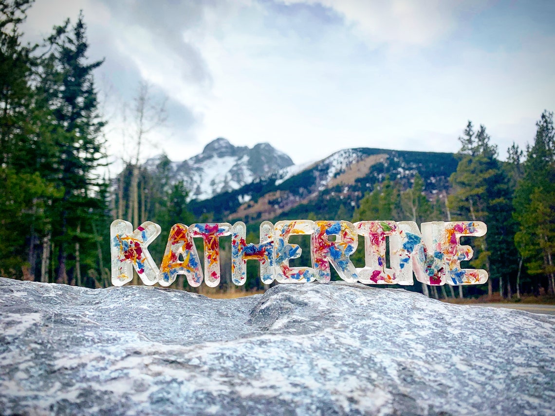 Custom Resin Letters and Words - Etsy