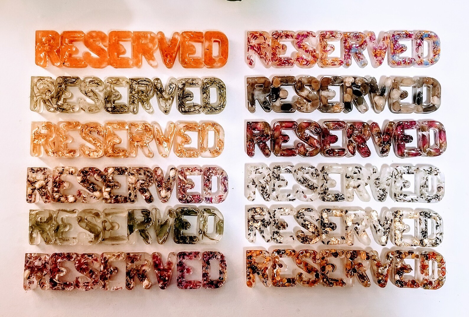 Custom Resin Letters and Words - Etsy