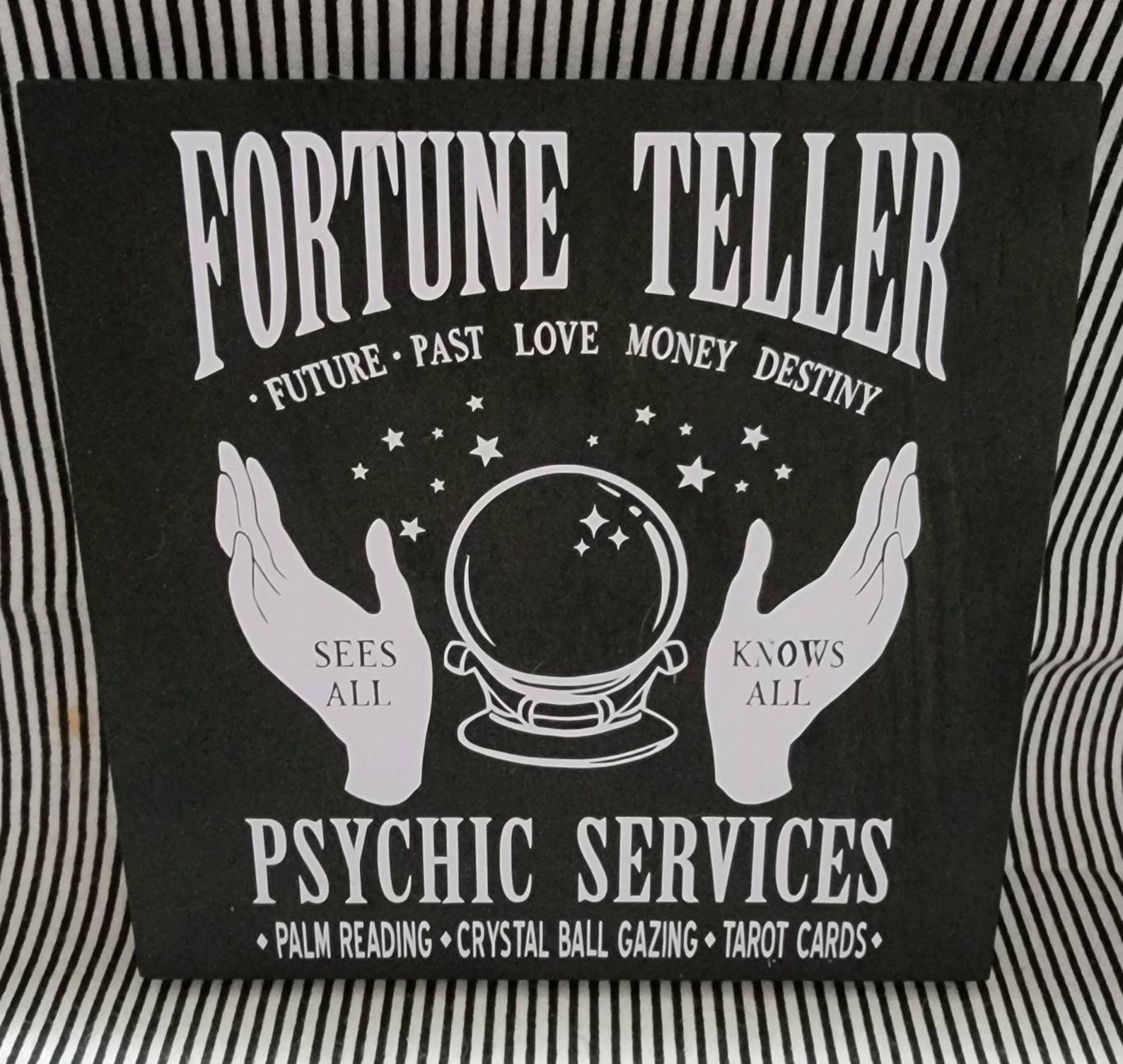 Witchy Sign, Fortune Teller Sign, Halloween Sign, Gothic Sign - Etsy