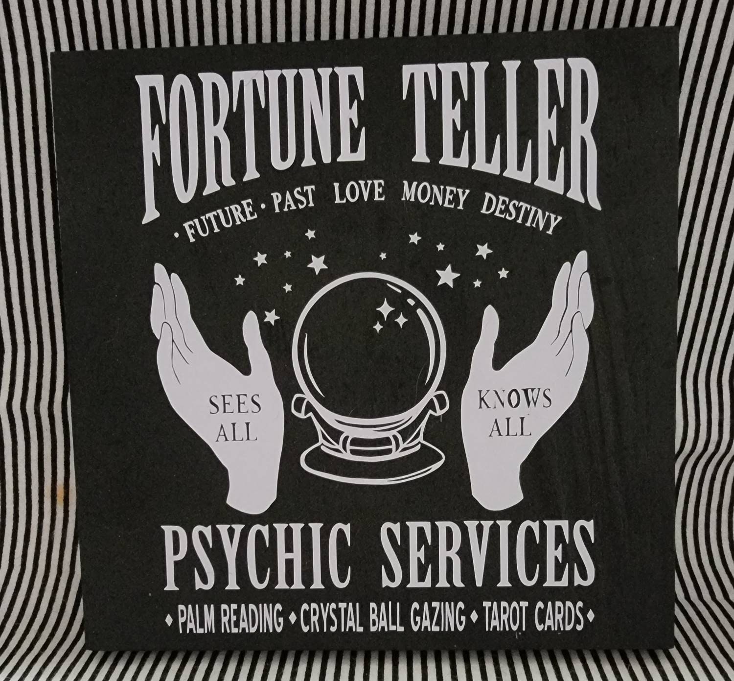 Witchy Sign, Fortune Teller Sign, Halloween Sign, Gothic Sign - Etsy