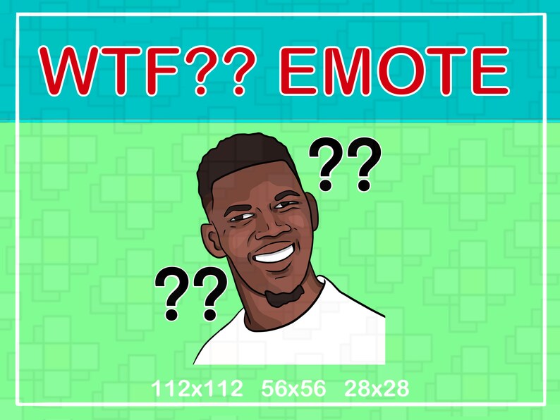 WTF / lustige Twitch Emote / Meme Emoticon / Discord Emoji / | Etsy Schweiz
