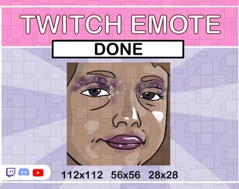 Twitch Emotes Custom | Etsy