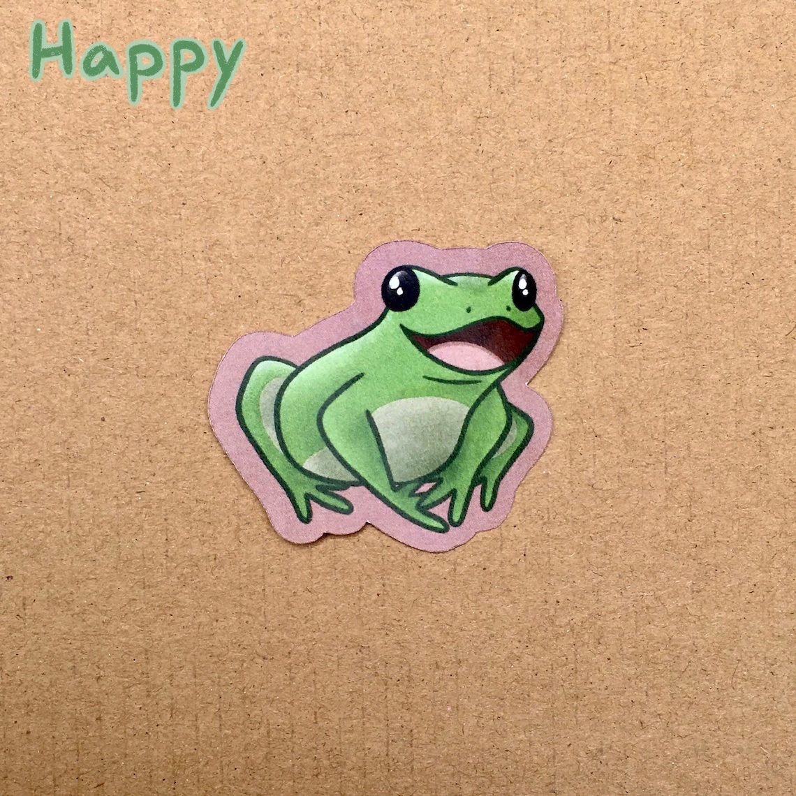 Frog Friend Stickers Pack of 5 or Individual | Etsy
