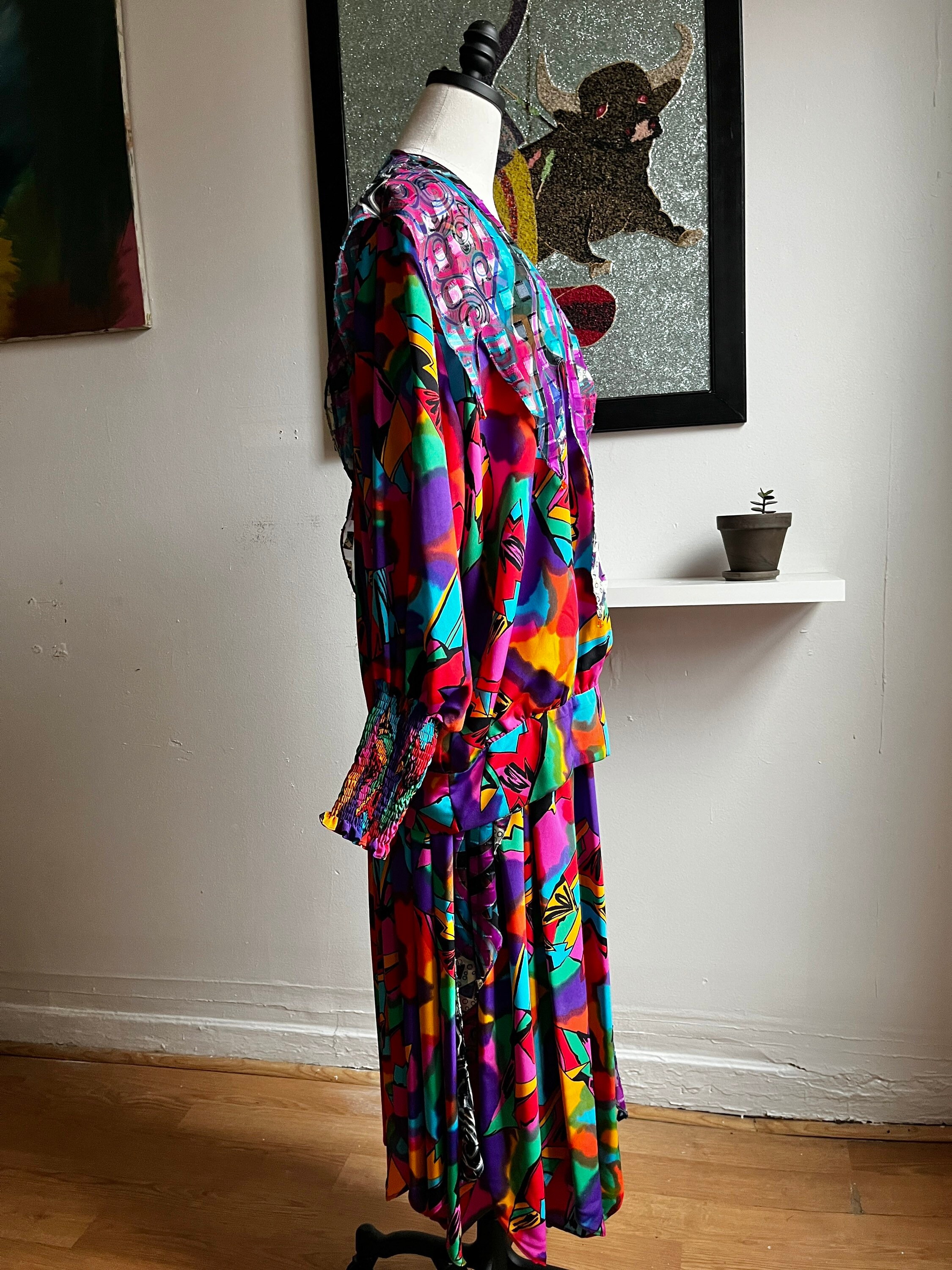 80s Vintage Festival Set Maggie Shepherd Skirt Set 1980s - Etsy