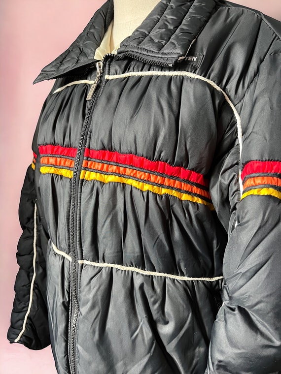 70s vintage quilted puffer jacket mid century modern … - Gem