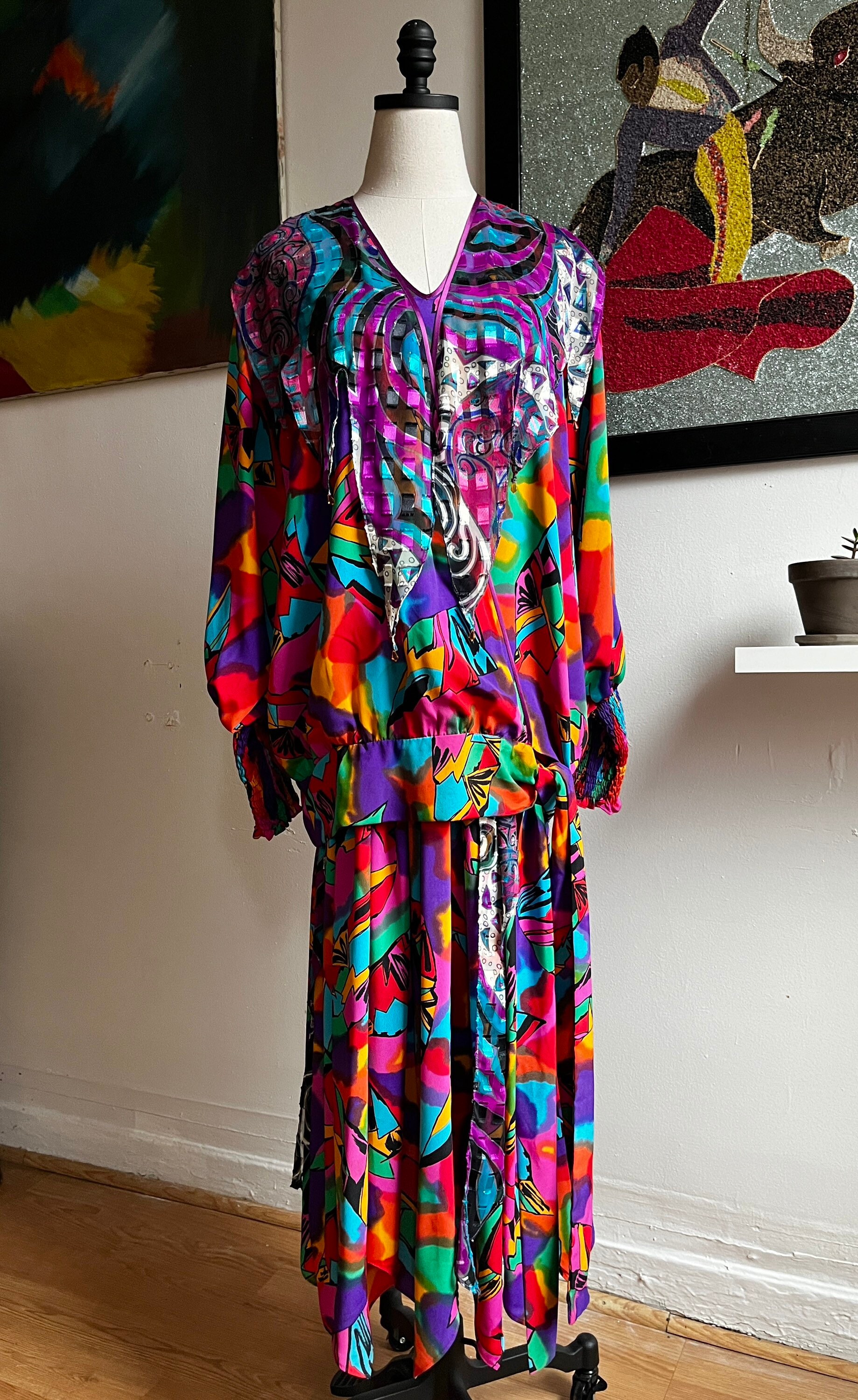 80s Vintage Festival Set Maggie Shepherd Skirt Set 1980s - Etsy