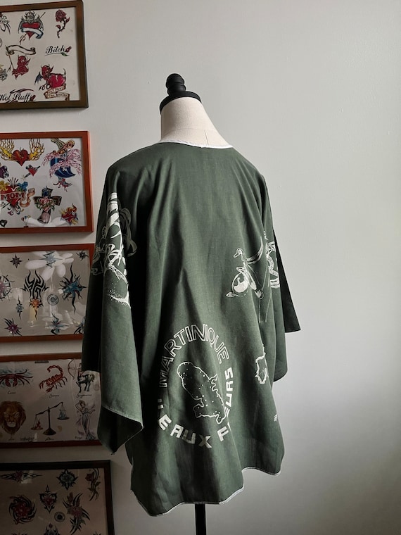 90s vintage tee tunic Martinique flower island shirt … - Gem