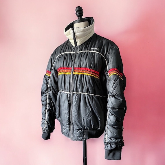 70s vintage quilted puffer jacket mid century modern … - Gem