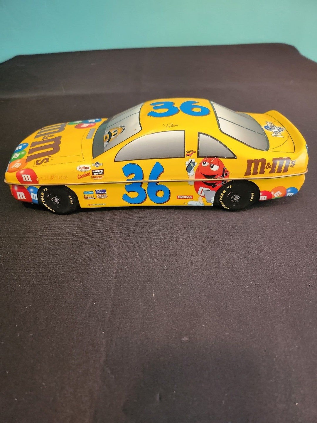 M&M Second Edition Nascar 36 Car Collectible Candy Tin - Etsy