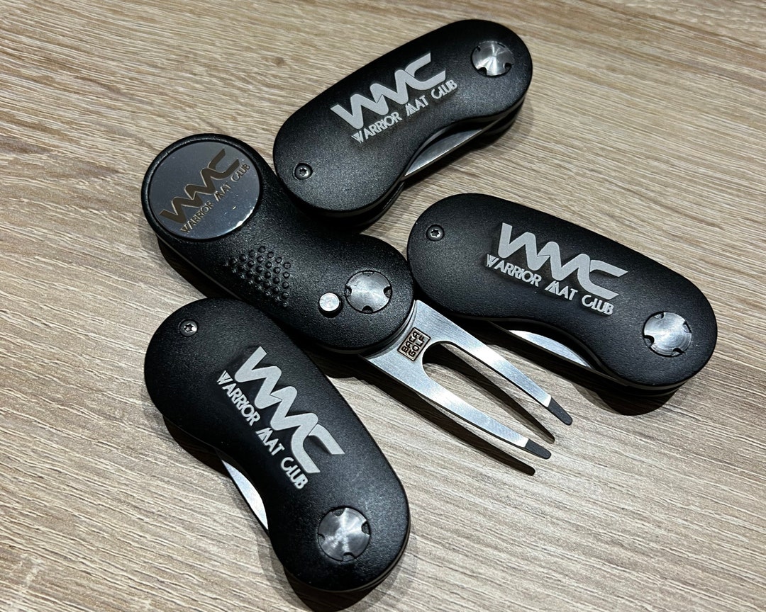 Foldable Divot Tool With Laser Engraving Your Name or Logo Ball Marker ...