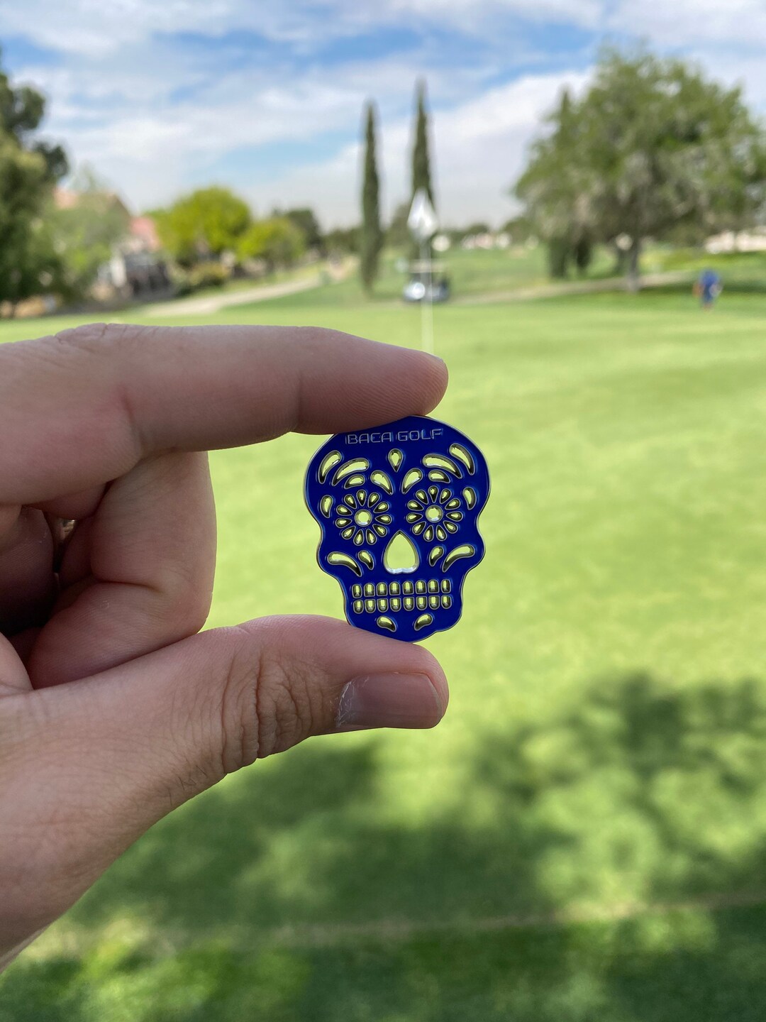 Paper Skull Ball Marker by BACA Golf - Etsy