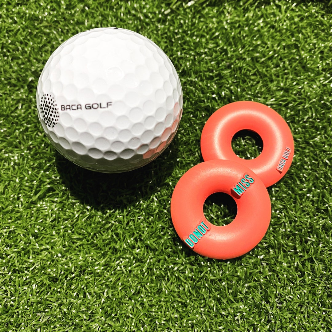 Crafted Custom Donut Glazed Pink Ball Marker by Baca Golf - Etsy