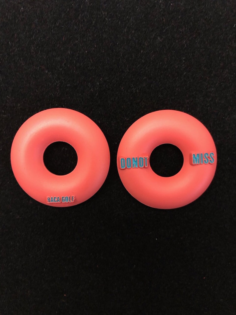 Crafted Custom Donut Glazed Pink Ball Marker By Baca Golf | Etsy