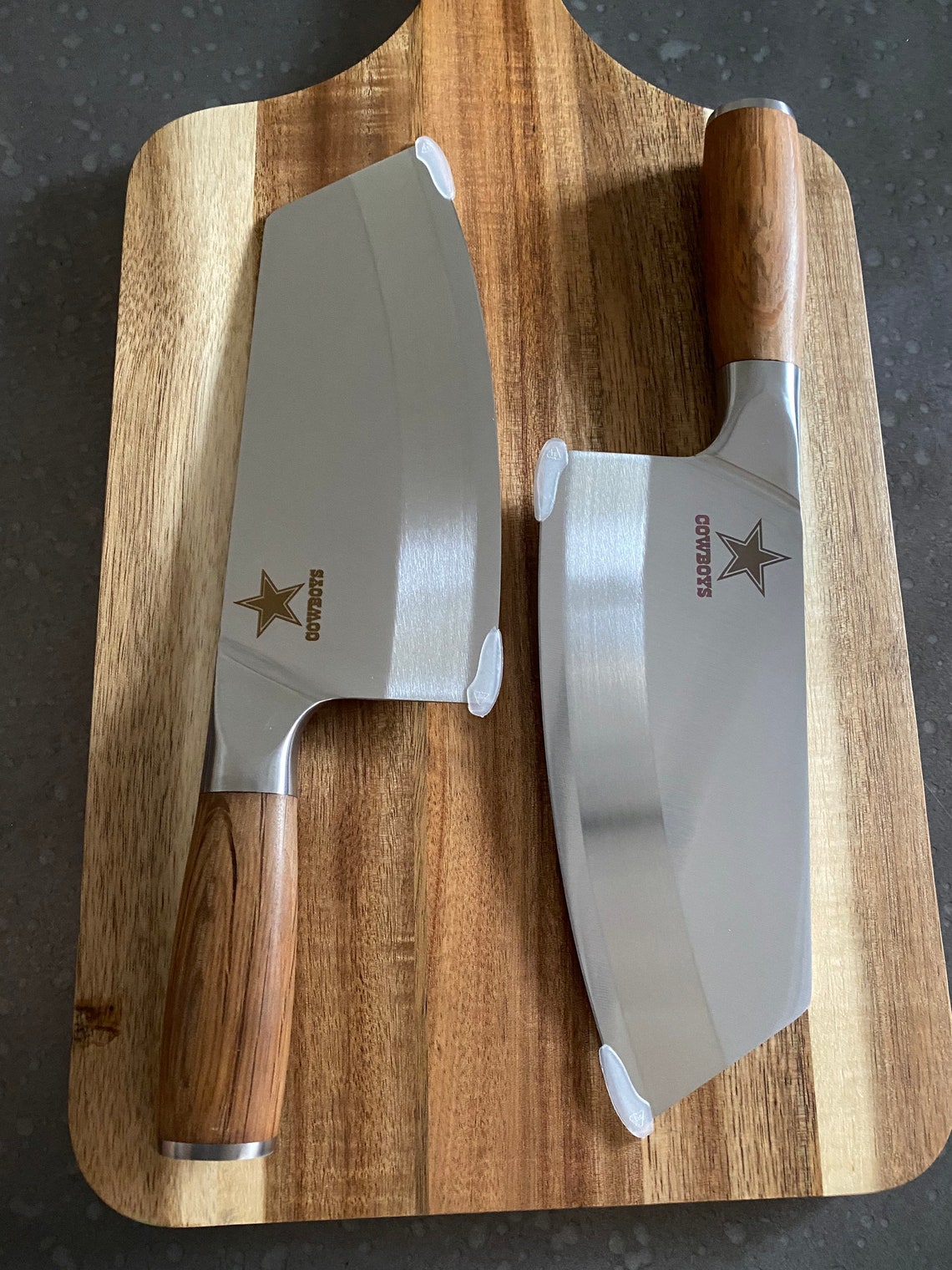 Chef Cleaver Knife Professional 8 Inch Stainless Steel - Etsy