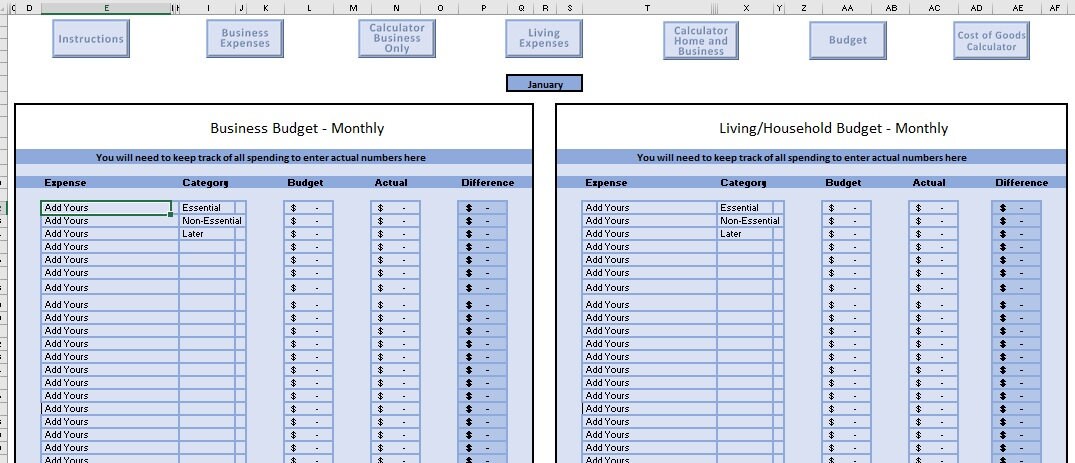 All in One Complete CODB Calculator for Photographers - Etsy
