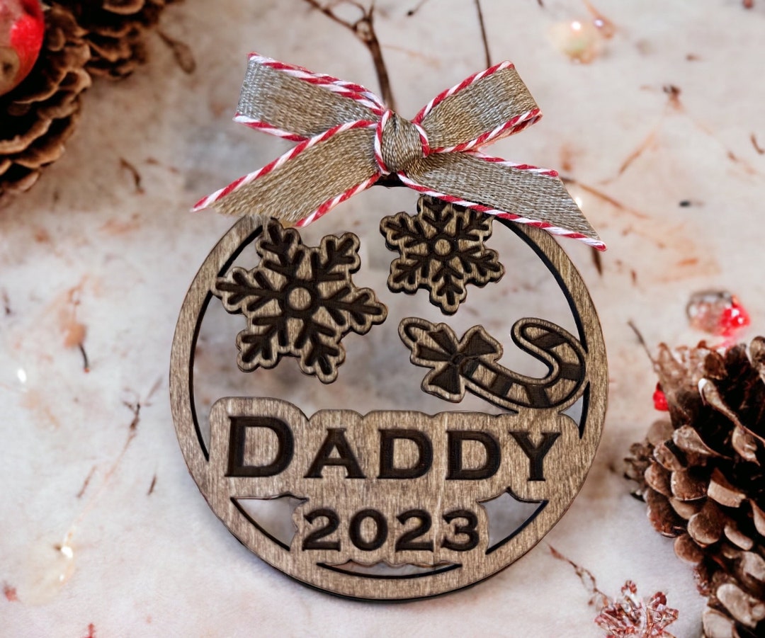 Christmas Name Ornament, Personalized Name Christmas Ornament, Custom ...