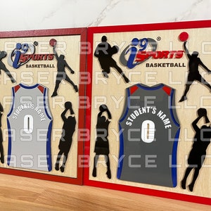 Basketball Player Award Plaque, Custom Basketball Plaque, Personalized ...