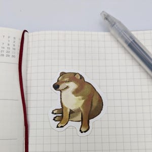 Meme Cat Series + Cheems Sticker Pack - Etsy