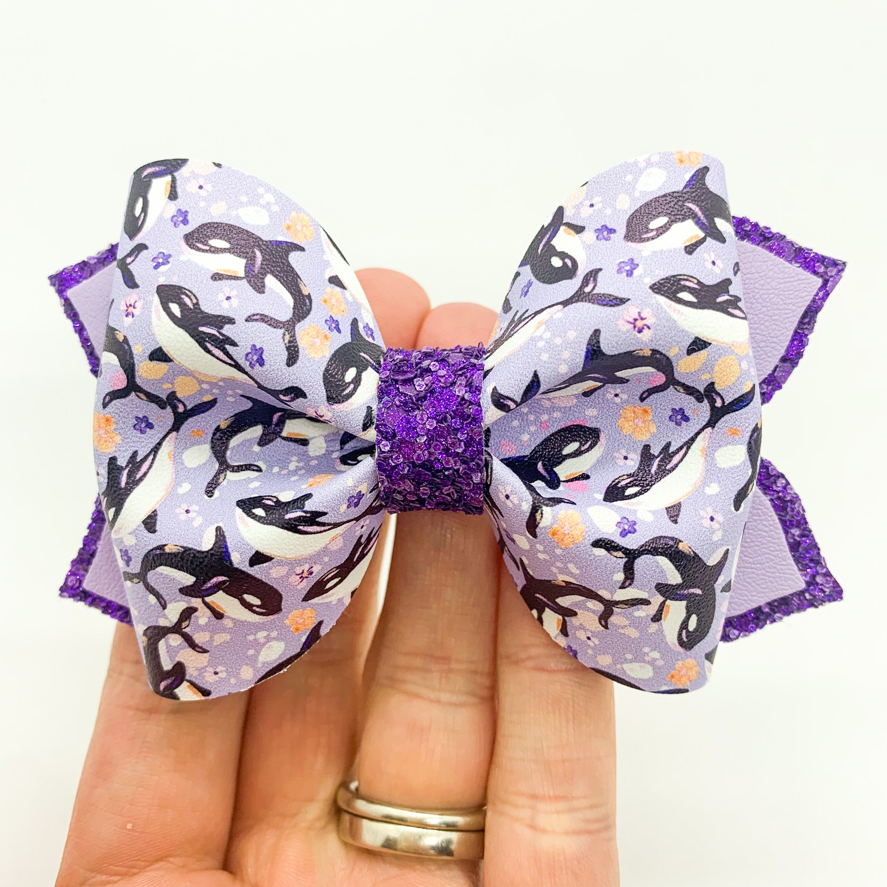 Orca Hair Clip - Etsy