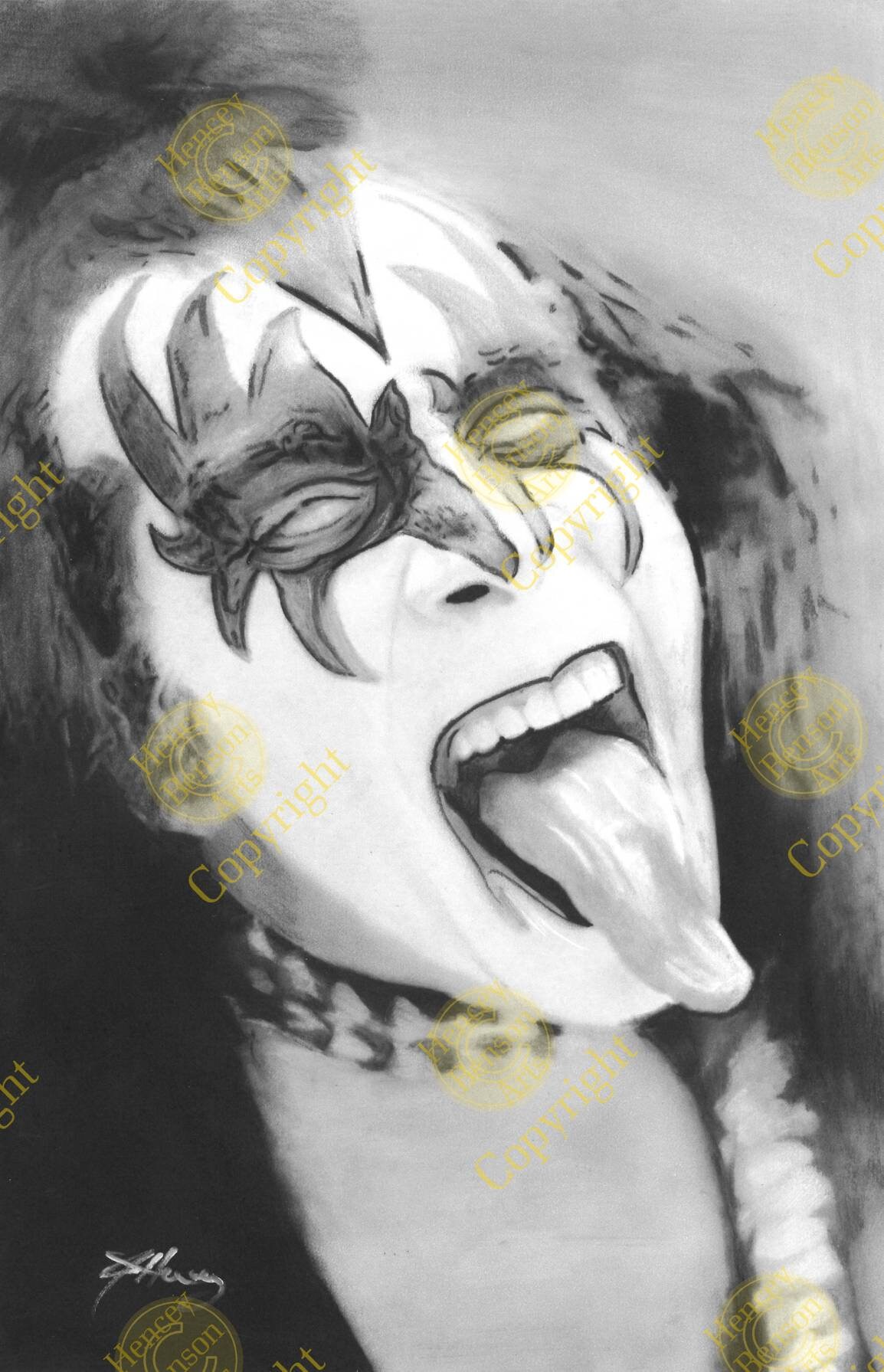 Gene Simmons Drawing
