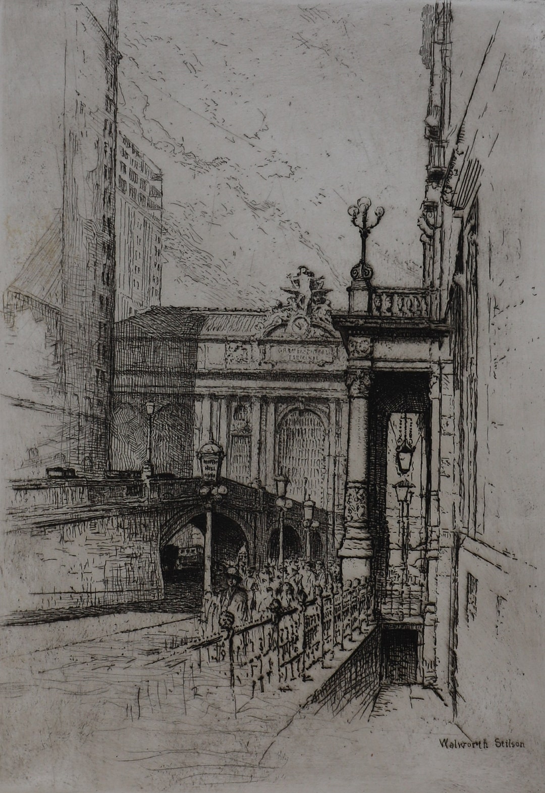 William Walworth Stilson, Grand Central Terminal From Murray Hill Hotel ...