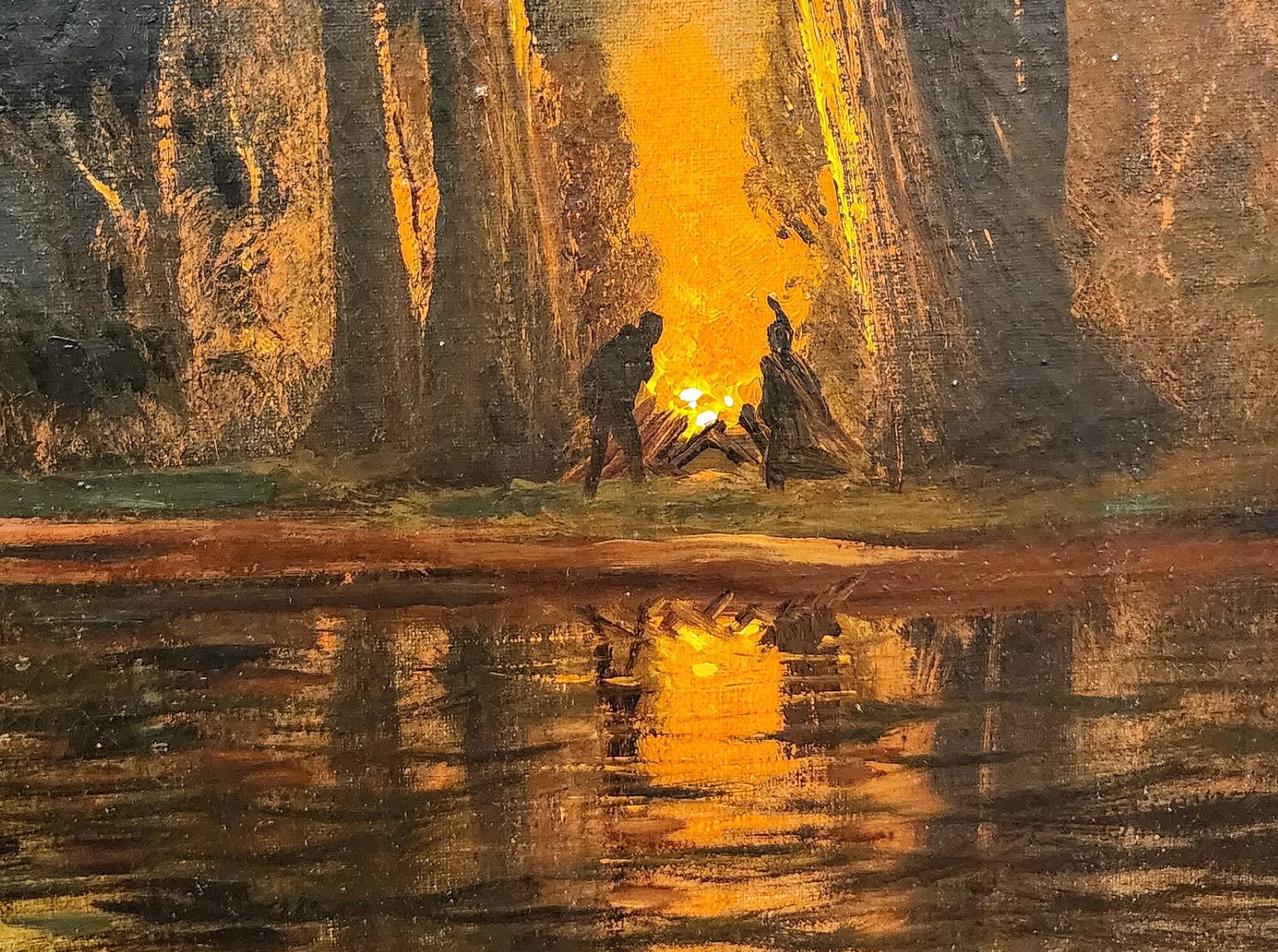 Astley David Middleton Cooper, Indian Encampment by the River, 1890 Oil ...