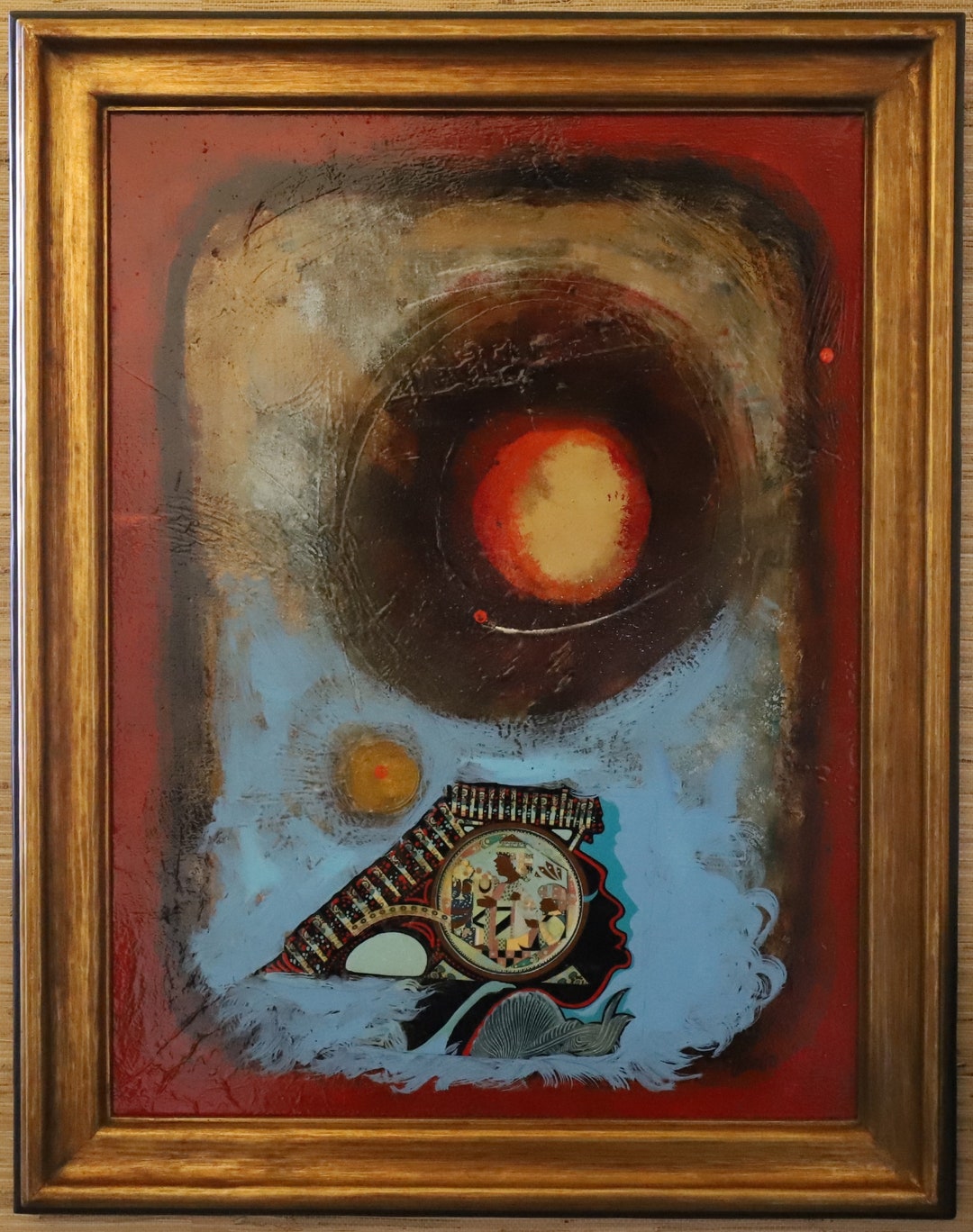 William Lowell Howell, African American Artist, Untitled No, 14, 1973 ...