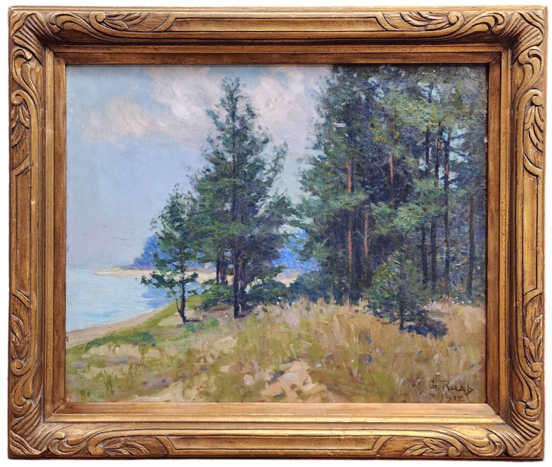 George Raab, Doctor Lake, 1912, Impressionist Landscape, Wisconsin ...