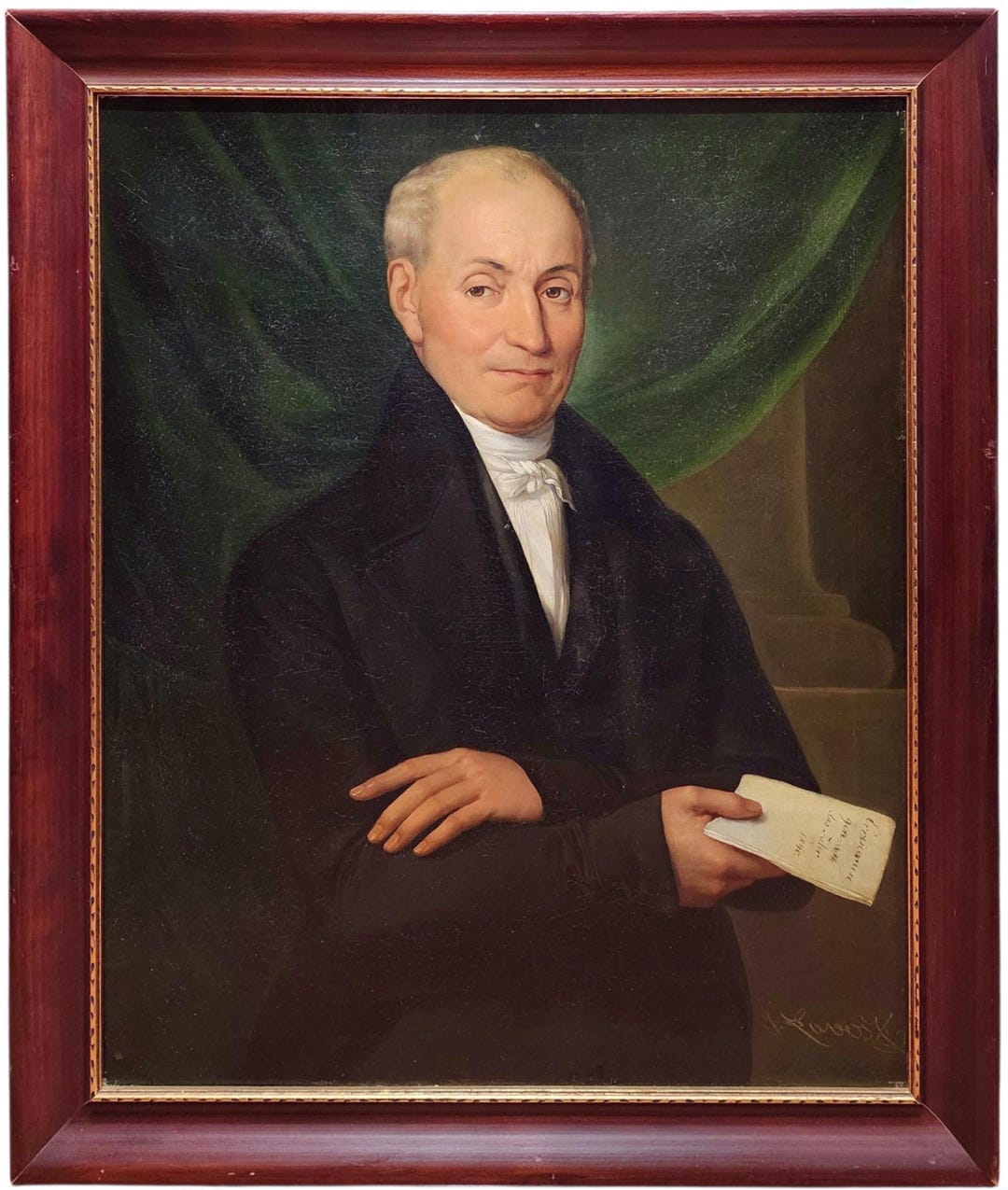 Joseph Lavos, Memories of the Year, 1840 Oil on Canvas, Portrait of a ...