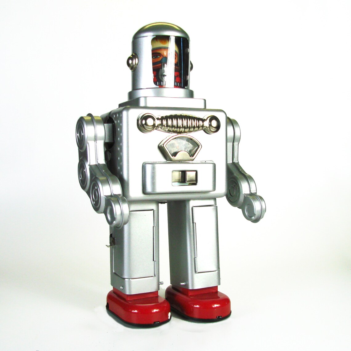 Astro Spaceman Robot in 15 Light Up Wood Display Box | Etsy