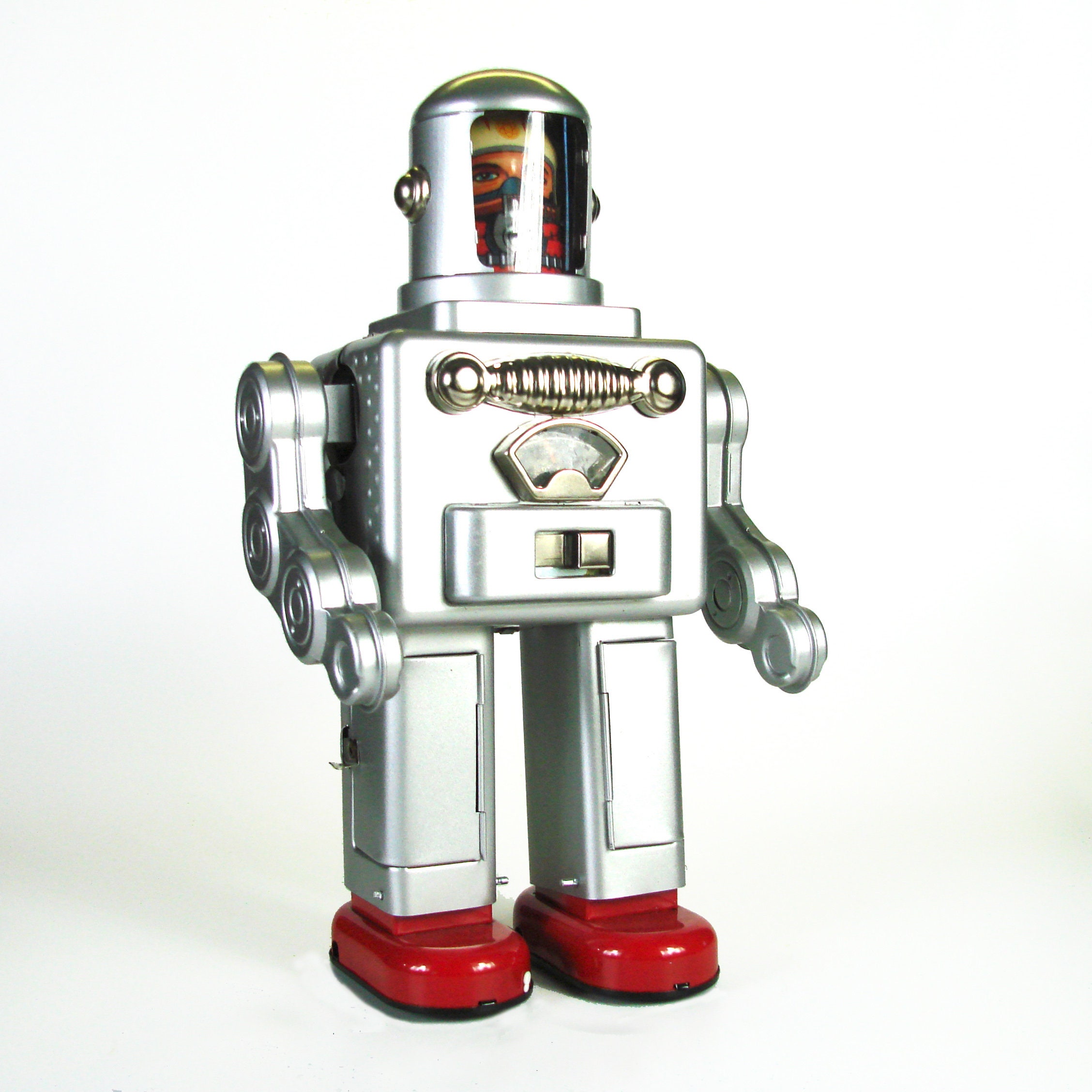 Astro Spaceman Robot in 15 Light up Wood Display Box - Etsy