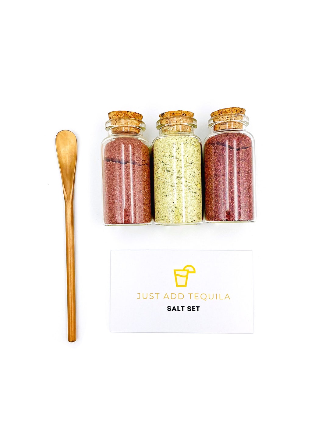 JUST ADD TEQUILA Artisanal Salt Trio- Gift Set - Etsy