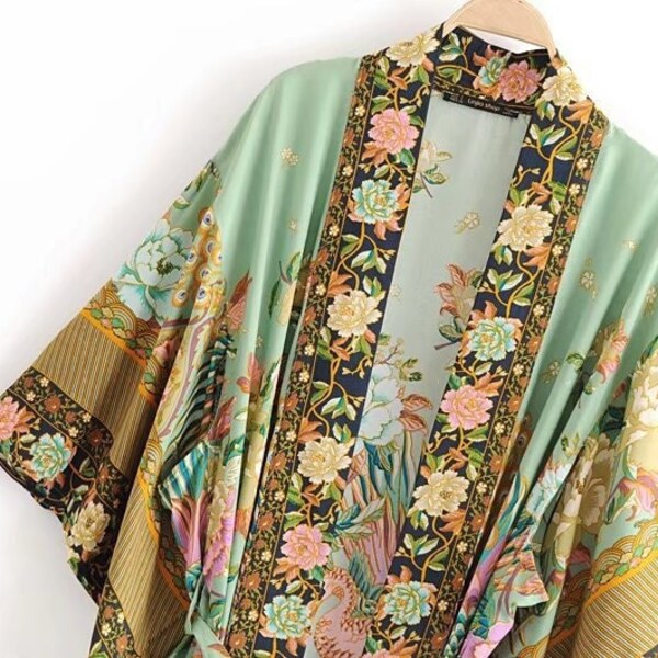 Bohemian Kimono Jacket - Etsy