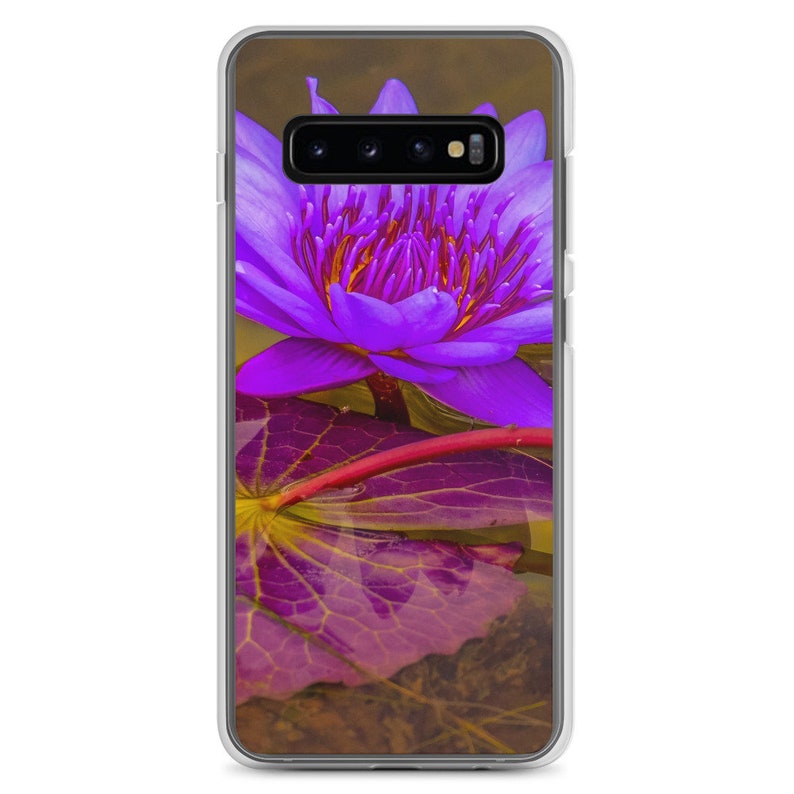 Purple Water Lily Samsung Phone Case - Etsy