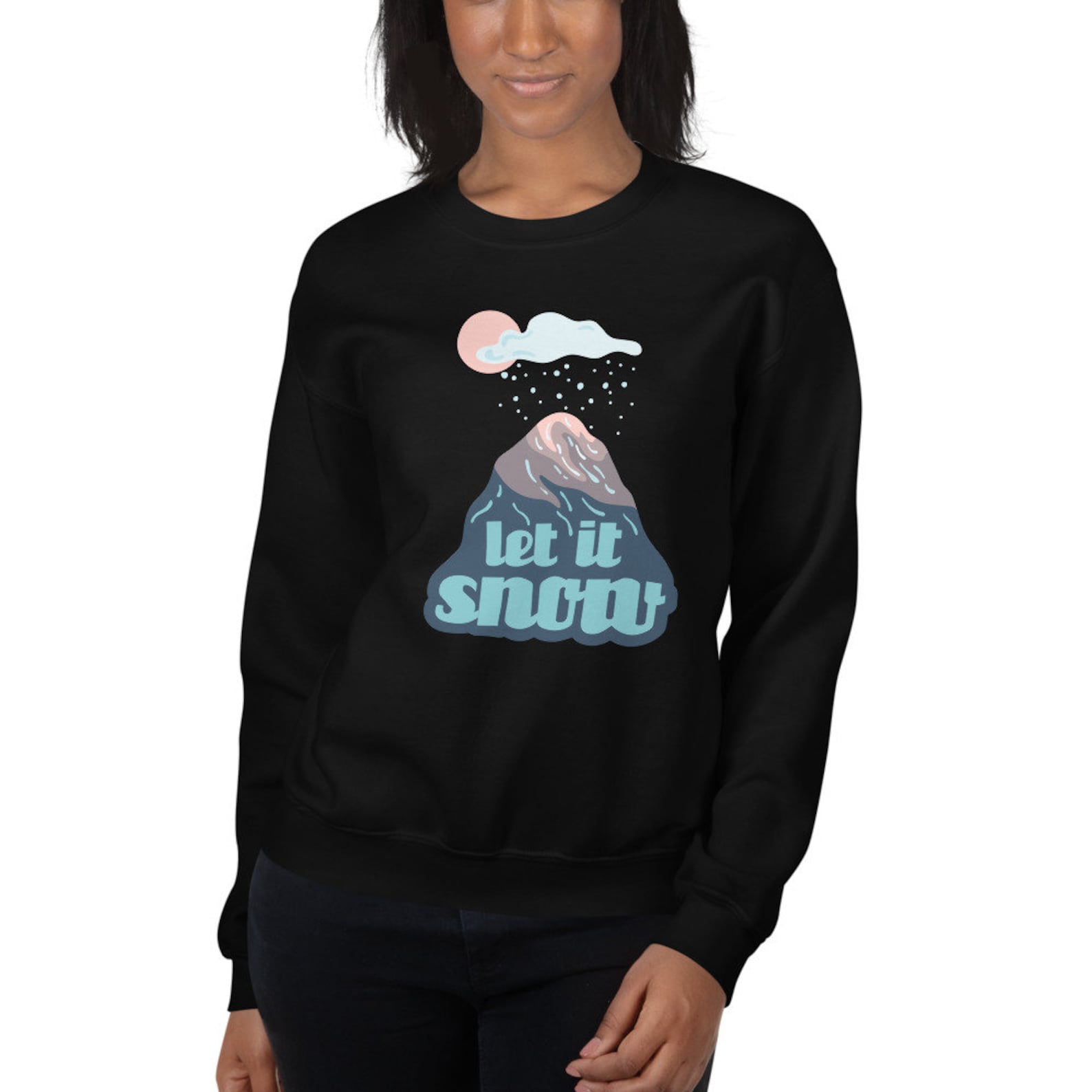 Let It Snow Unisex Sweatshirt - Etsy