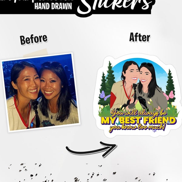 Forever Friends Stickers - Etsy