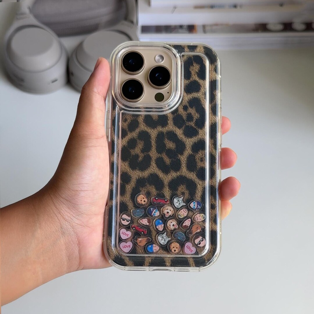 Build Your Personalized Custom Photo Shaker Phone Case, Shaking Charms ...