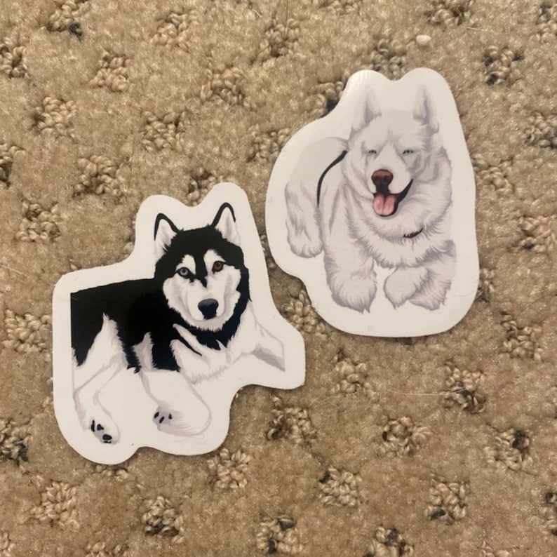 Personalized Dog Stickers Hand Drawn Custom Pet Sticker - Etsy