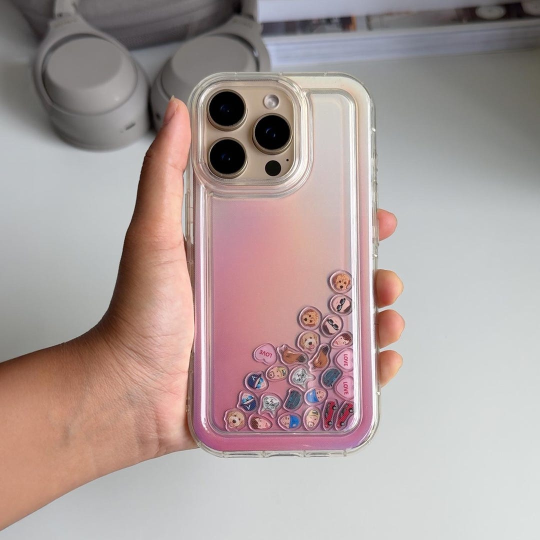Build Your Personalized Custom Photo Shaker Phone Case, Shaking Charms ...