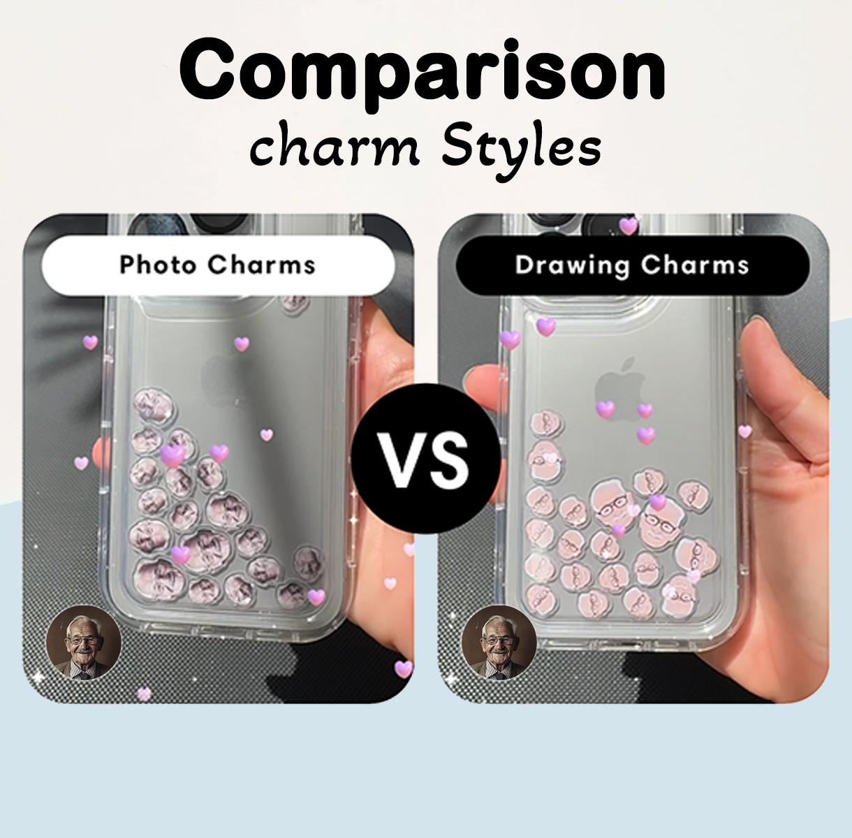 Build Your Personalized Custom Photo Shaker Phone Case, Shaking Charms ...