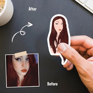 Custom Face Stickers, Stickers of Face, Cartoonize My Face, Cartoon ...